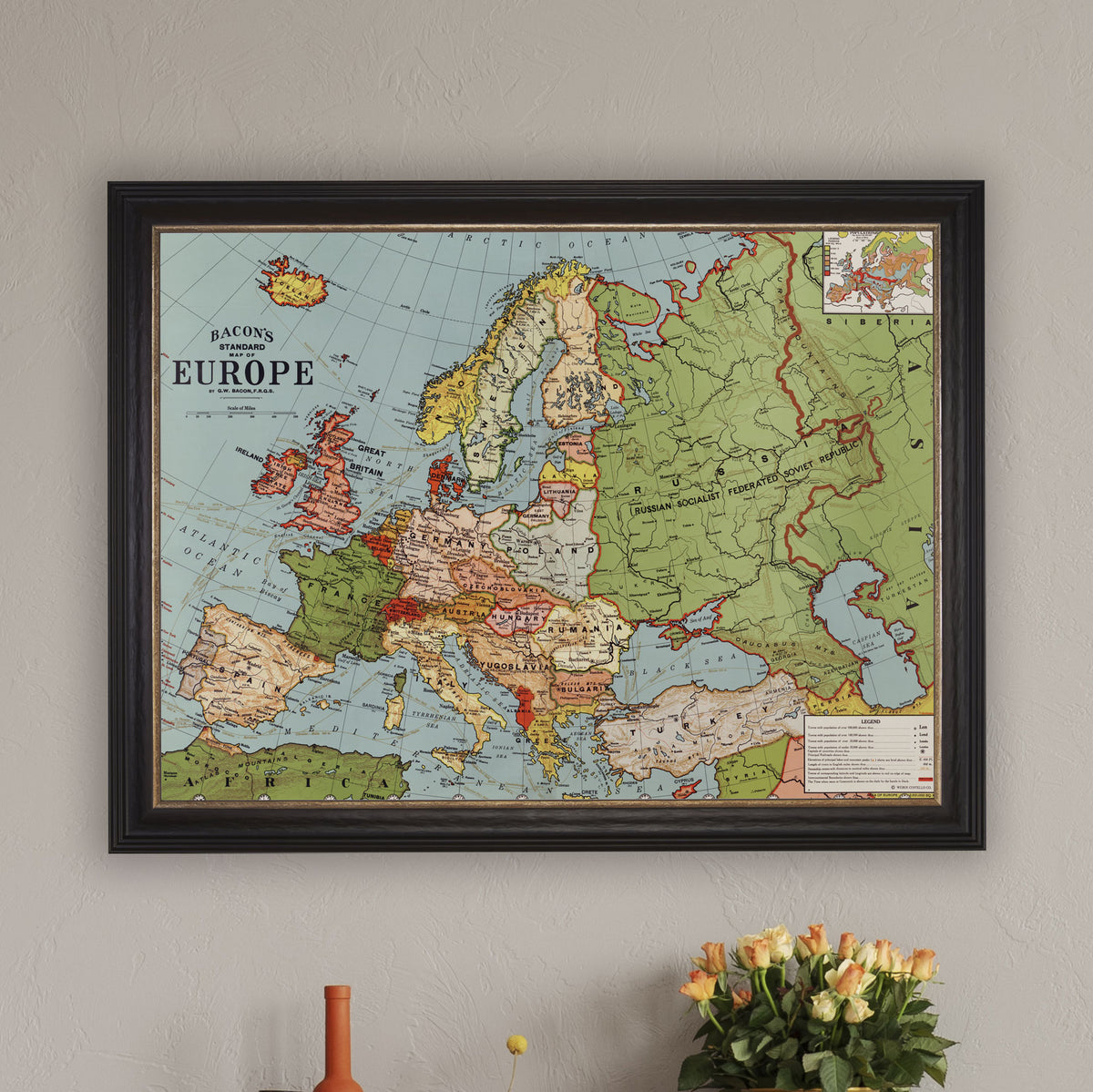 Historical Map Prints | Fine Art Prints | Framed Wall Art